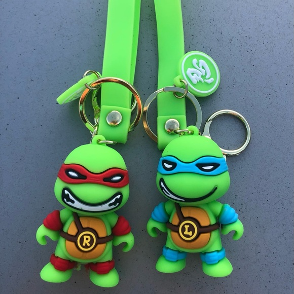 Accessories | New Two Teenage Mutant Ninja Turtle 3d Keychain | Poshmark